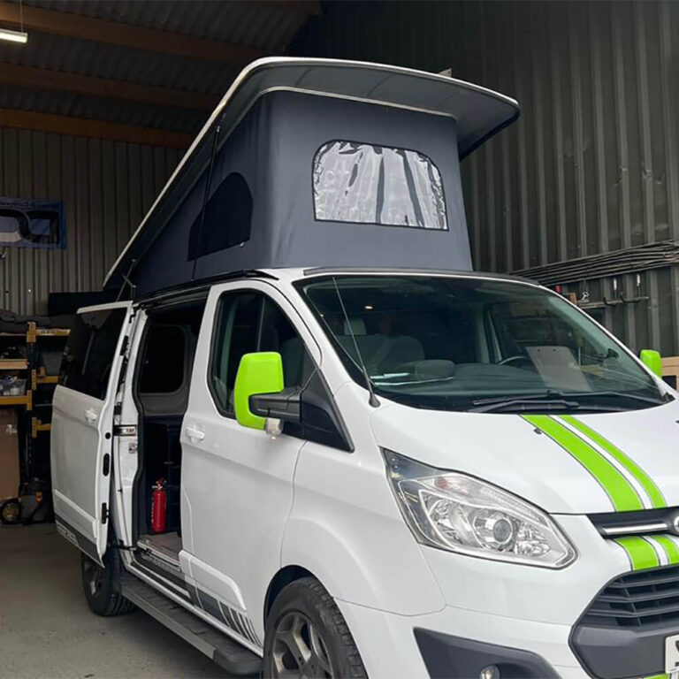 Westdubs – Pop-Top Roof – Ford Transit Custom – VanGo Conversion